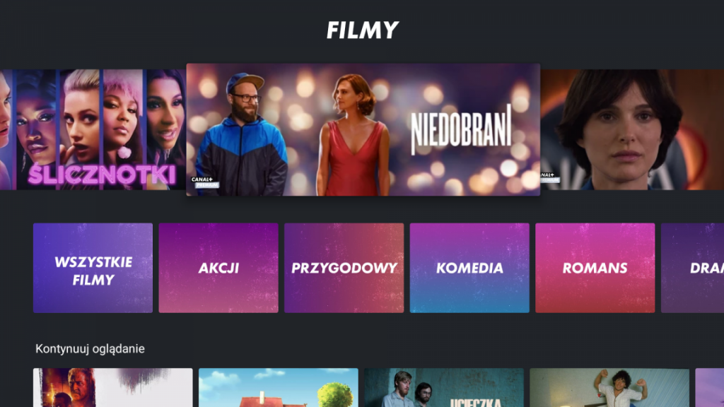 CANAL+ BOX 4K dekoder na Android. TV internetowa